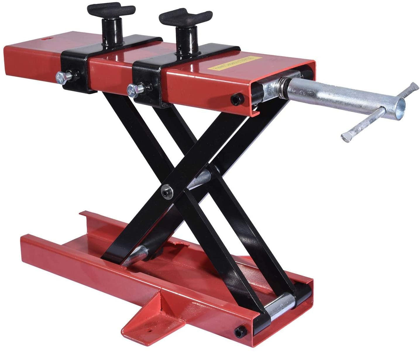 1100Lbs Motorcycle Scissors Jack, Motorcycle ATV Wide Deck Scissor Lift ...