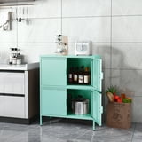 CHSHIN 40"H Green Metal Locker Storage Cabinet with 4-Doors for Home ...