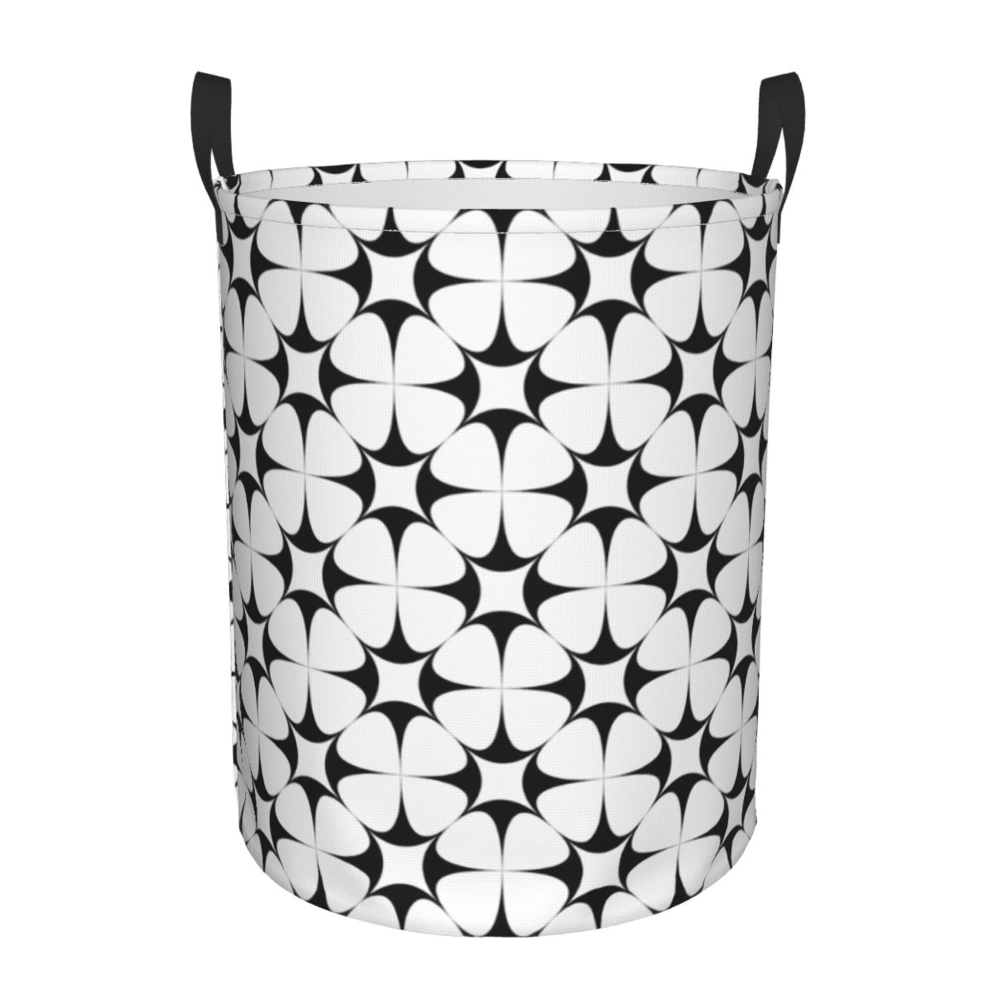 XMXY Round Laundry Basket Organizer, Star Background Pattern Waterproof ...