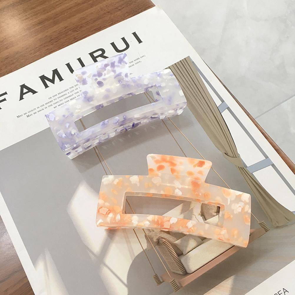 Click here for Maskred Hair Claw Clips Acrylic Hair Hair Jaw Clip... prices