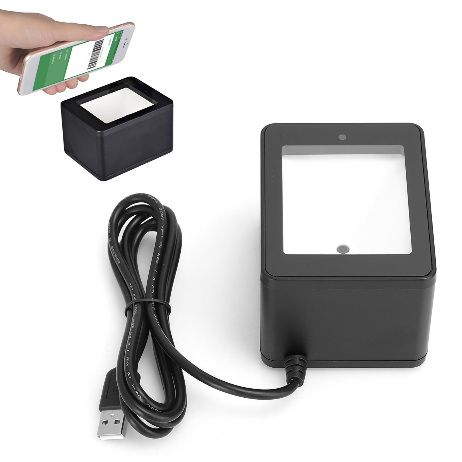 Scanner, Practical Barcode Scanner Supermarket QR Code Payment YHD-9800 ...
