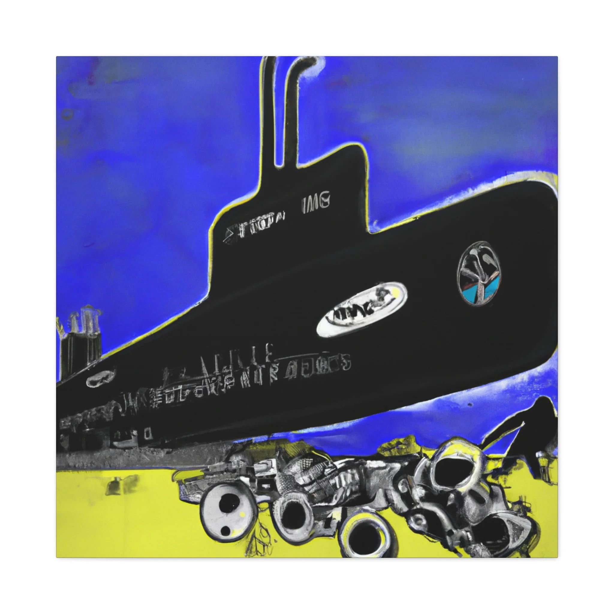Submarine Underwater Dream - Canvas - Walmart.com