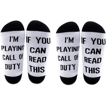 Call Of Duty Lover Gift Video Games Socks Mens Cotton Elastic ...