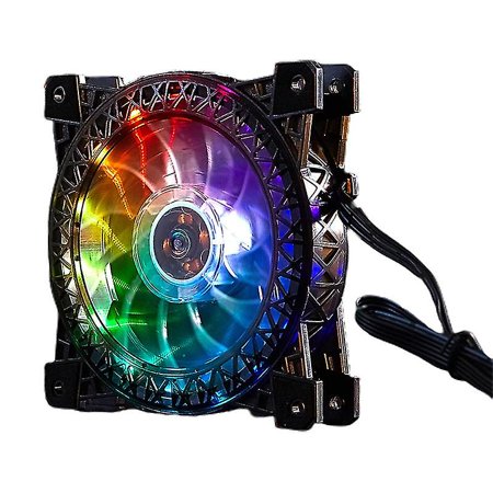 NETSENG 120mm Computer Case Fans For Desktops Adjustable Rgb Quiet Cpu ...