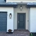 Modern Motion Sensor Outdoor Wall Lights 2 Pack 15" Exterior Wall ...