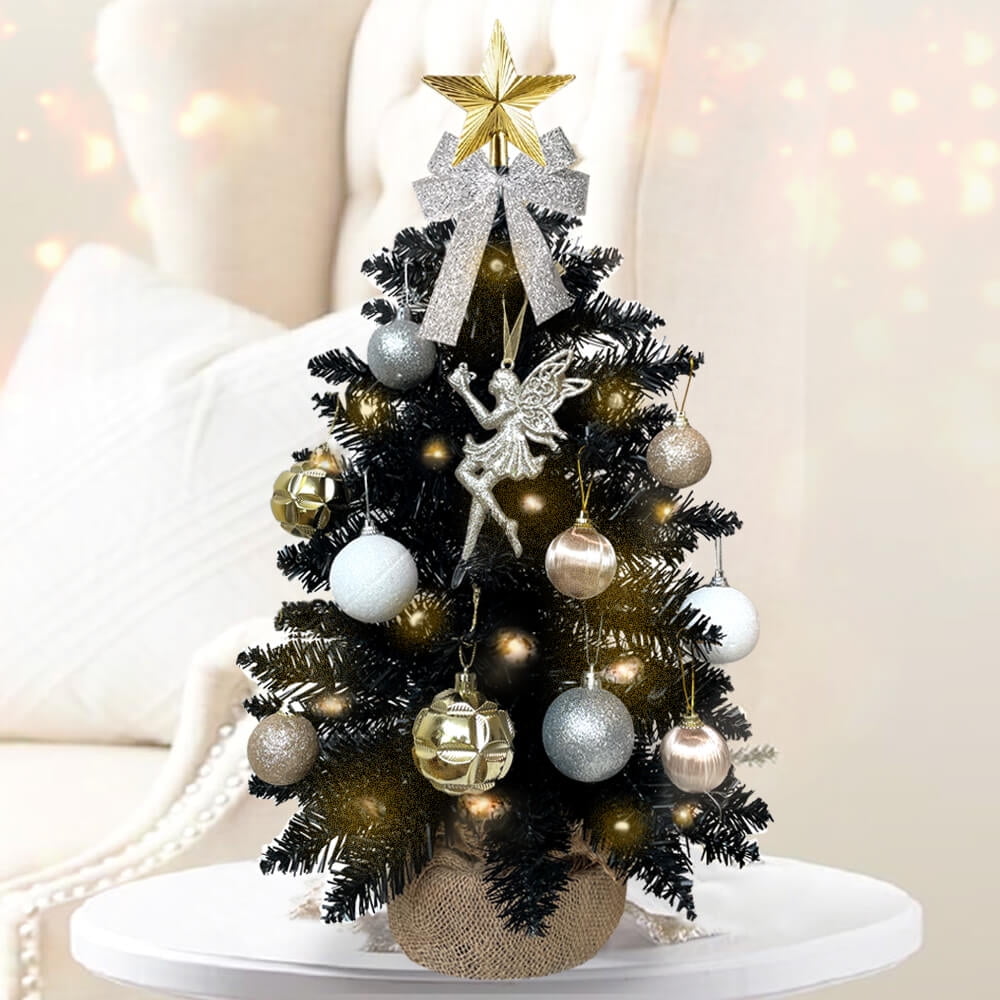 Tabletop Christmas Tree with Lights, BTMWAY Small Christmas Trees for ...