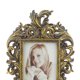 DecMode 4" x 6" Handmade Intricate Carved Brass Scroll Photo Frame (3 ...