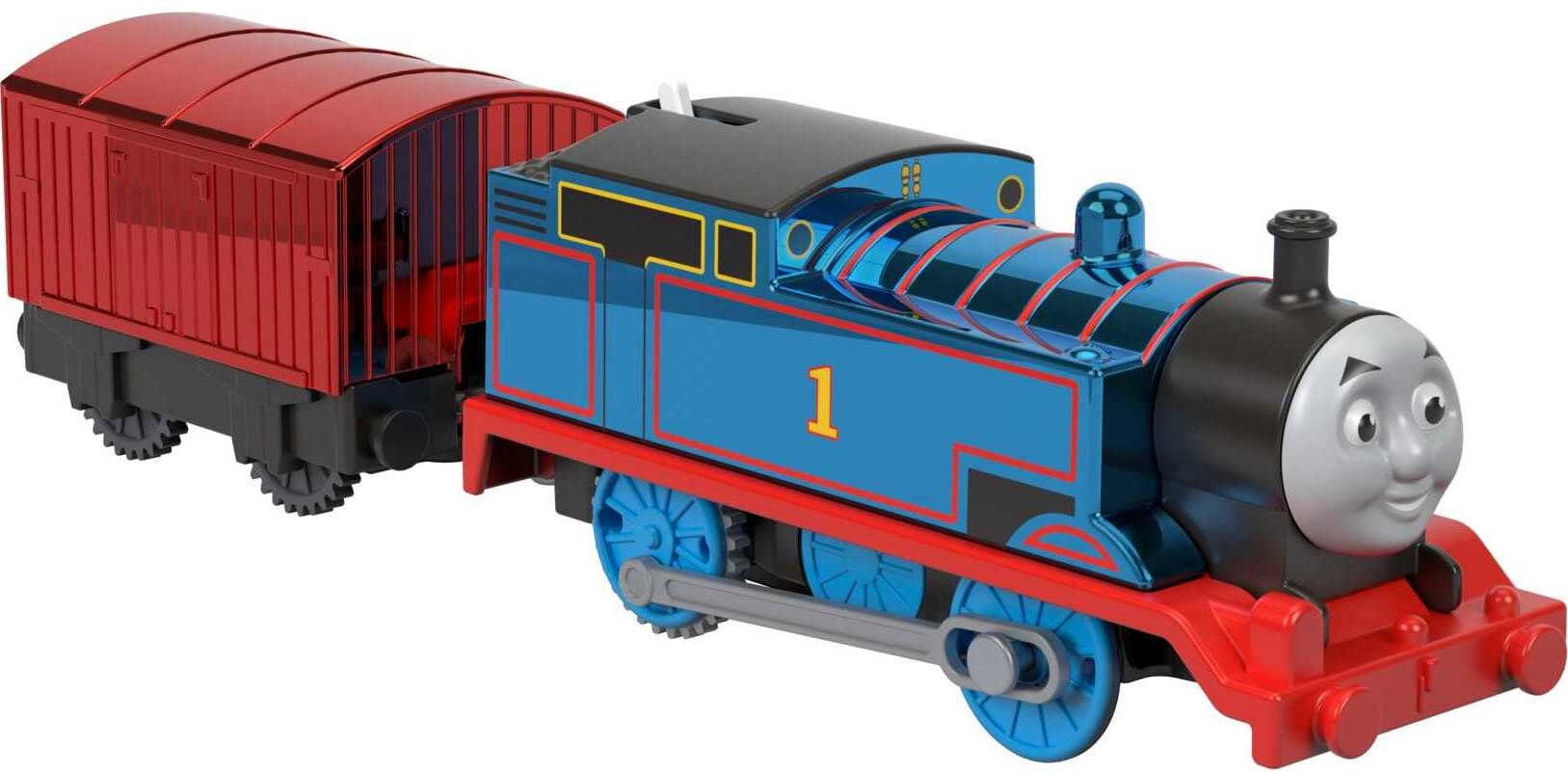 Thomas & Friends Celebration Thomas Metallic Motorized Engine - Walmart.com