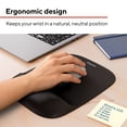 Staples TECH Foam Non-Skid Mouse Pad/Wrist Rest Combo Black (ST63286 ...
