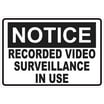 Warning Video And Audio Surveillance In Use Sign - Walmart.com