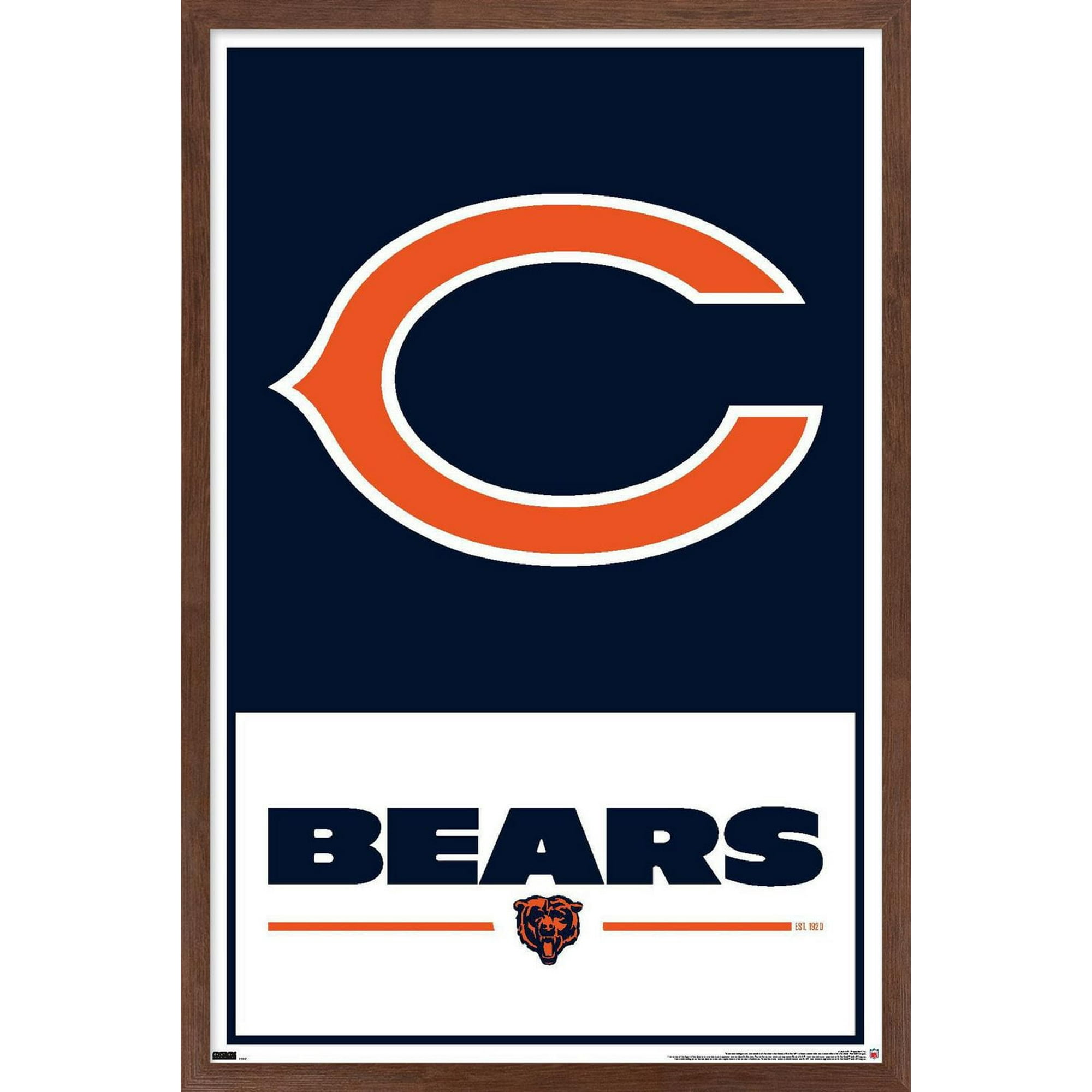 Click here for Trends International Nfl Chicago Bears - Logo 21 W... prices