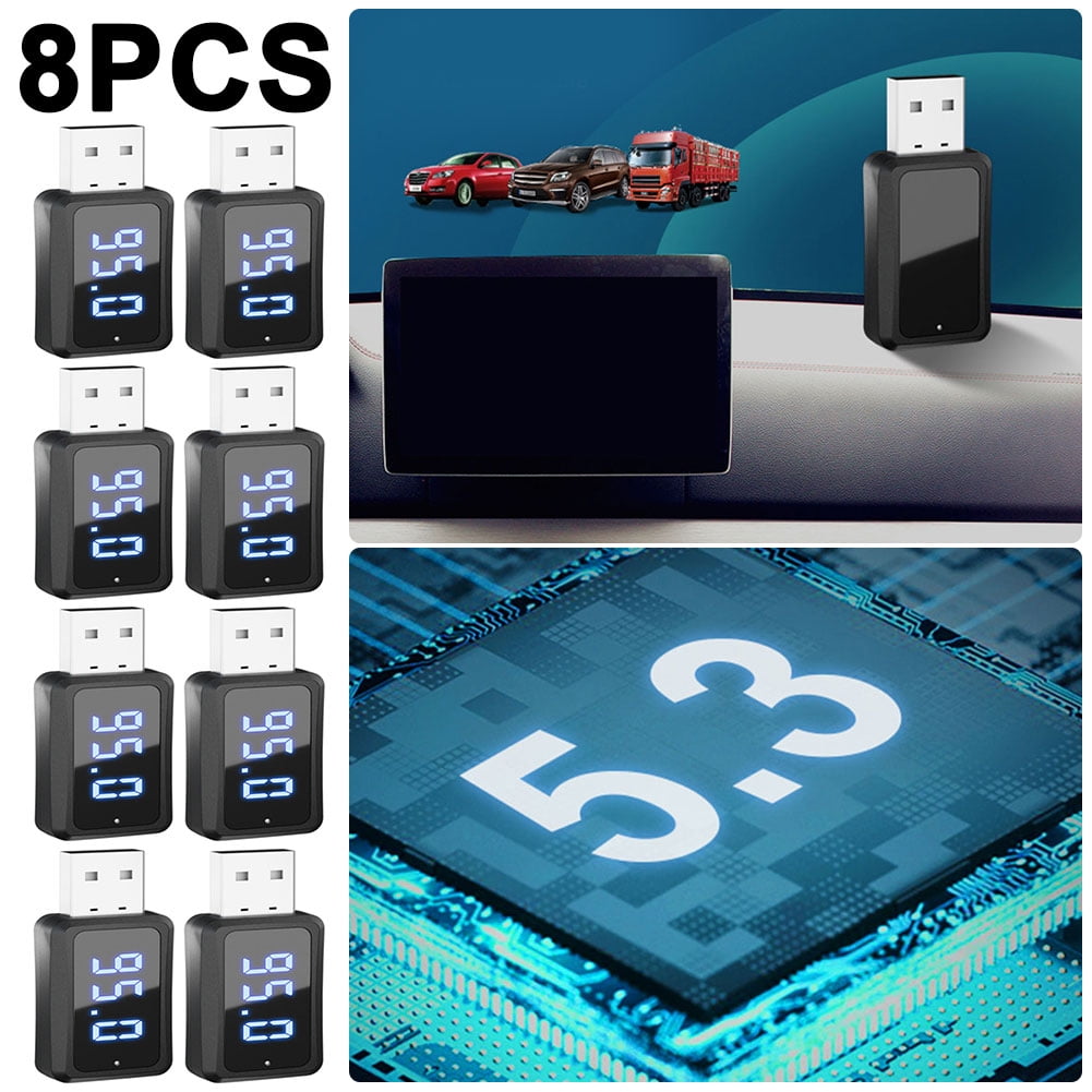 FM02 Car Bluetooth-Compatible Transmisor Receptor Mini USB Power Car ...