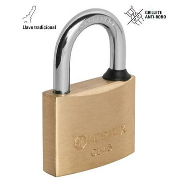 CANDADO LAT. PULIDO 40 mm LARGO TRAD. 2 PZ HERMEX 43444 Hermex CL-40LX2 | Bodega Aurrera en línea