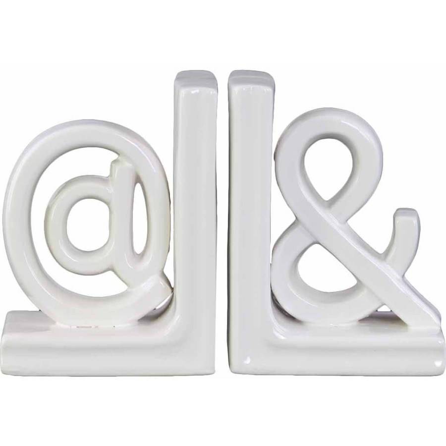 Urban Trends Collection: Ceramic Alphabet Bookend, Gloss Finish ...