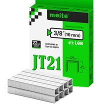MEITE 20GA Galvanized Staples 1/2" Crown Neck 3/8" Length for ...