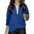 Agkizg Girls Waffles Knit Pullover Sweatshirt, Solid Color Long Sleeve ...