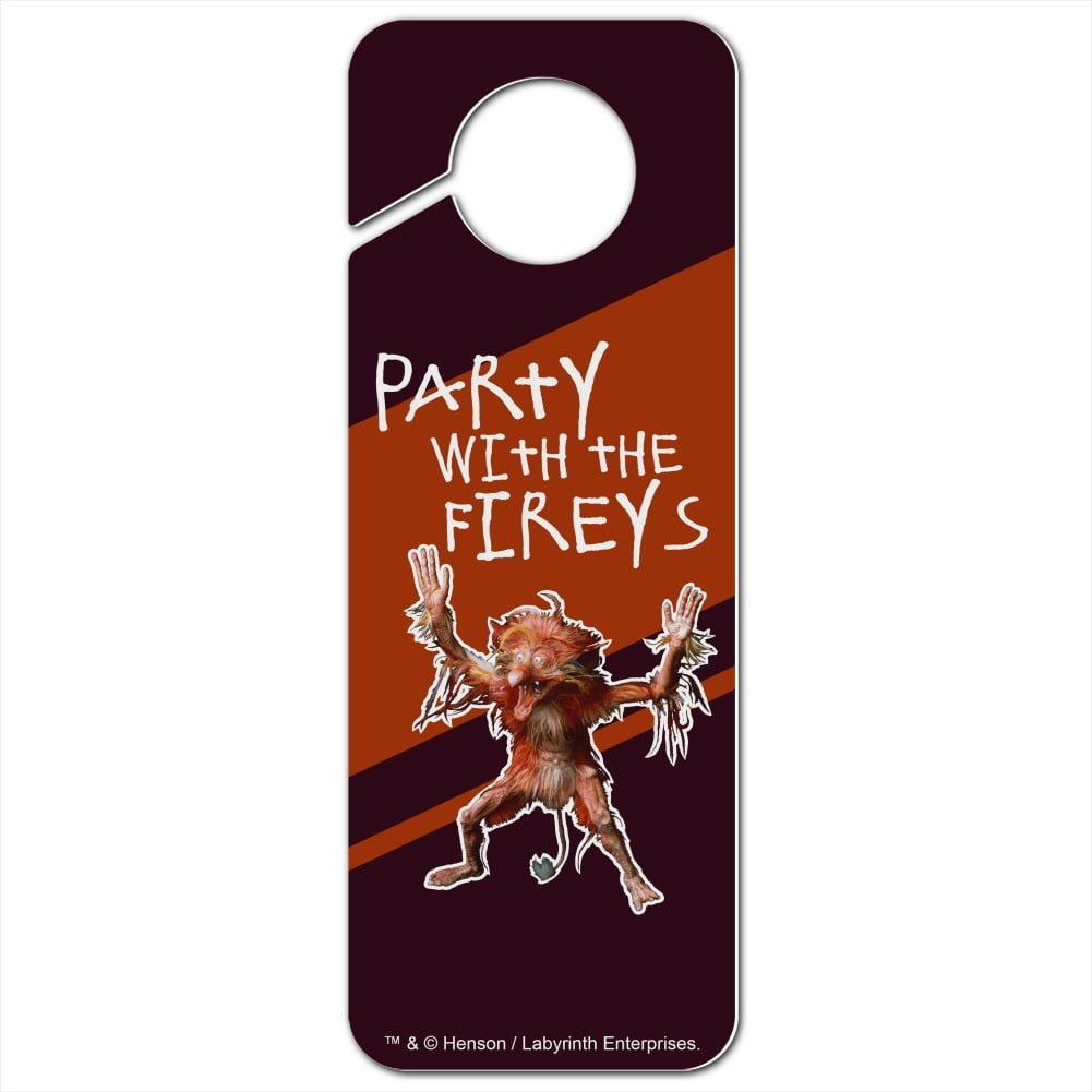 Party with the Fireys Labyrinth Plastic Door Knob Hanger Sign - Walmart.com