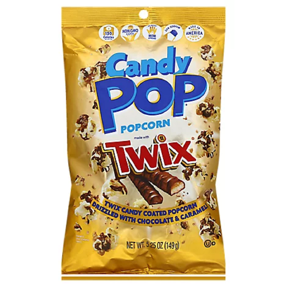 Snack Pop Twix Candy Pop PopCorn, 5.25oz (Pack of 12) - Walmart.com