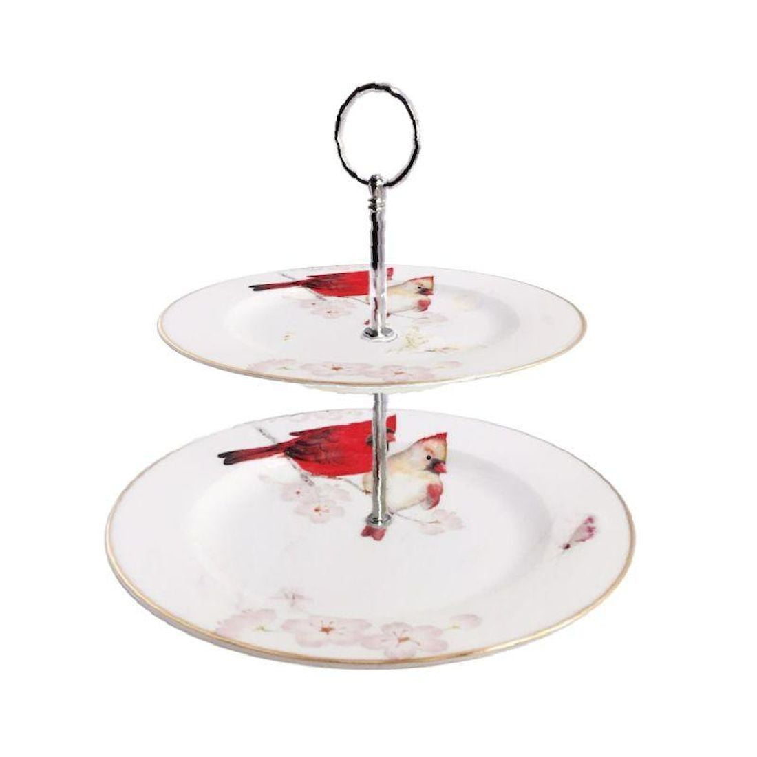 2 Tier Cardinal Cake Stand - Walmart.com