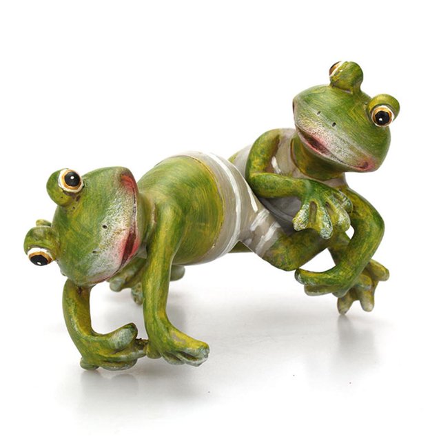Cartoon Climbing Frogs Planter Pot Animal Hanger Decorations Frog ...