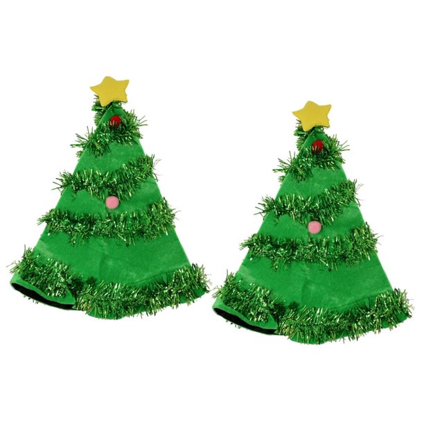 Merry Brite Christmas Tree Hats 2 Pack for Adults and Teens - Walmart.com