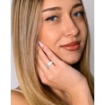New! Silicone Ring with Metal and Stones - Walmart.com