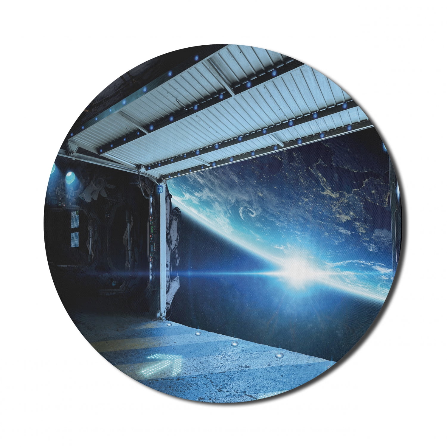Outer Space Mouse Pad for Computers, Interstellar Airlock Shuttle ...
