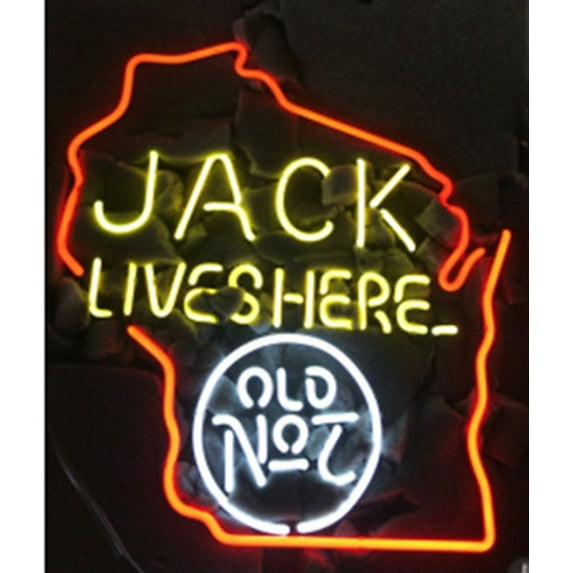 Desung Brand New Jack Daniels Lives Here Wisconsin Old Number 7 No. 7 ...