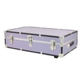 Seward Under the Bed 31" Trunk with Wheels & Lock, Lilac - Walmart.com