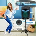 Pyle 600W Portable Bluetooth Speaker System with High-Powered PA ...