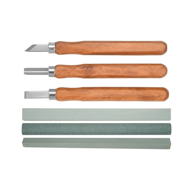 Jeu Outil Sculpture Bois Ciseau manche Gouge Pierres Aiguiser étui Pour Débutant 3Pcs - Walmart.ca