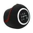 5 Speed Car Gear Shift Knob Black Leather for Fiat Grande Punto 2006 ...
