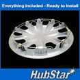 HubStar CWC Hubcap for Nissan Versa 2012-2019 15 inch Silver Replica Wheel Cover - Walmart.com