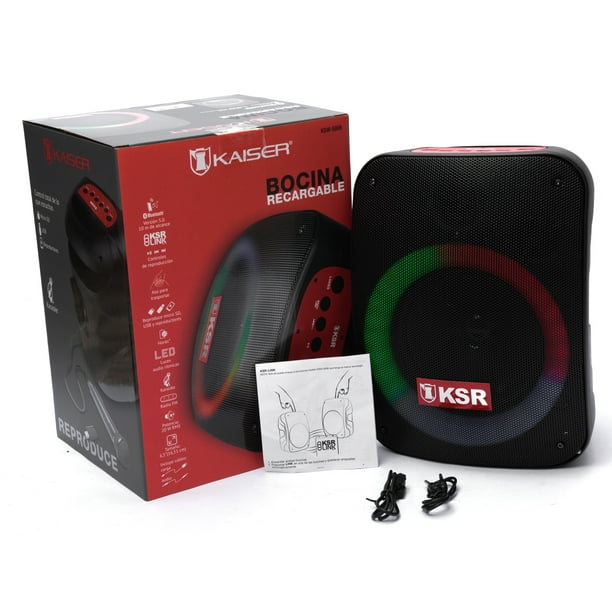 Bocina Bluetooth 6.5puLG Kaiser Ksw-5006 Recargable Usb Fm | Bodega Aurrera en línea
