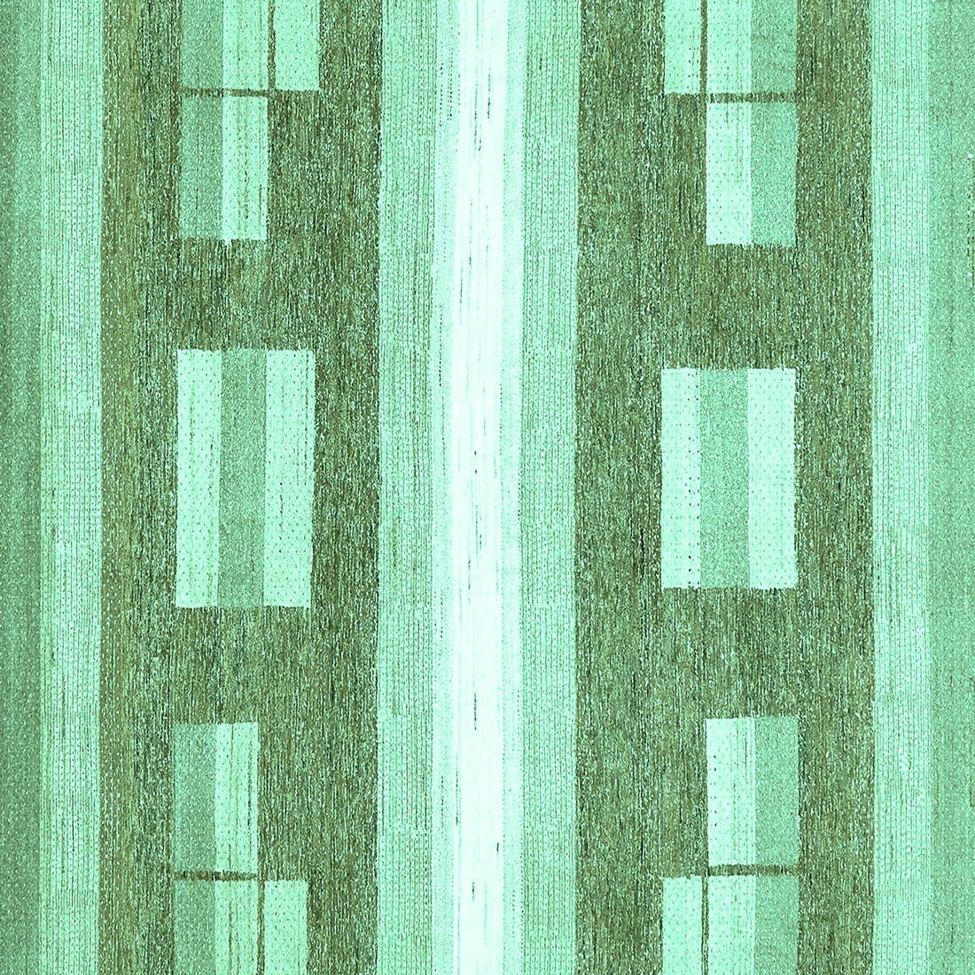 Ahgly Company Indoor Square Solid Turquoise Blue Modern Area Rugs, 7 ...