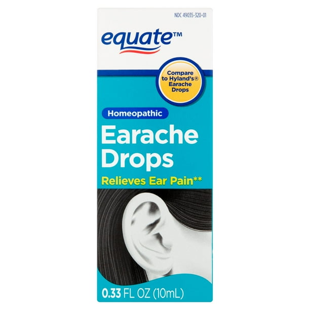 Equate Homeopathic Earache Ear Drops, 0.33 Oz - Walmart.com
