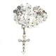Catholic Necklace Rosary Crystal Beads Long Chain Cross Pendant ...