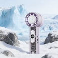 Gcvizuso Transparent Turbo Handheld Fan,1-100 Speeds Infinitely ...
