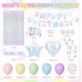 AYUQI Pastel Birthday Decorations for Girls, Macaron Pastel Balloons ...