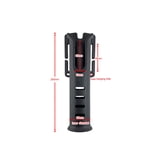 NIBOLOG Fishing Rod Holder Rope Hanging Hole Design Portable Handy Pole ...