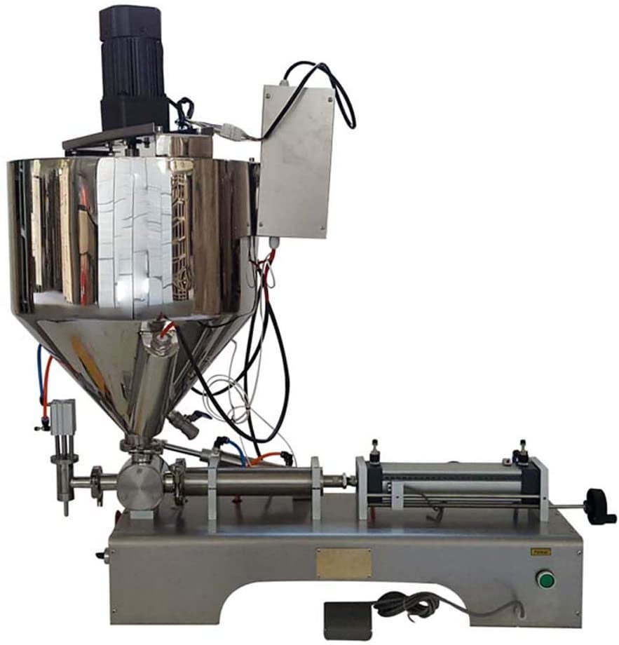 Buy INTBUYING 5-50ml Paste Liquid Heating Mixing Filling Machine with ...