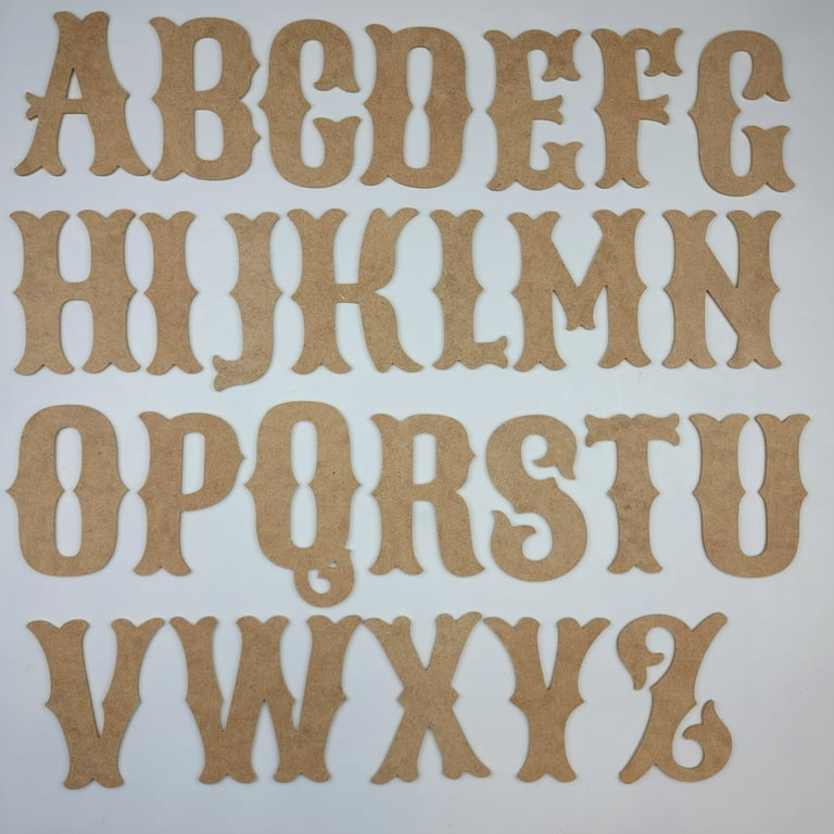 Circus Font Alphabet