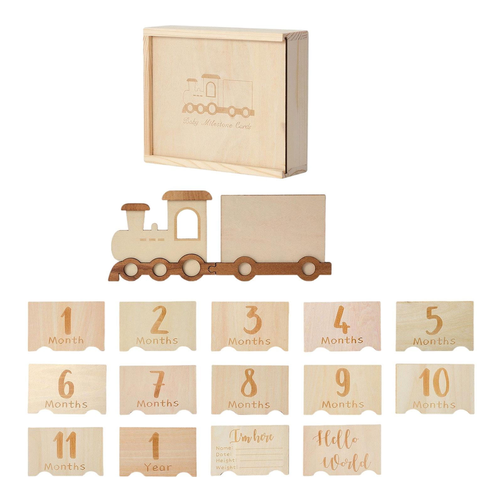 Click here for Hilabee Wooden Baby Milestone Photo Frame Monthly... prices