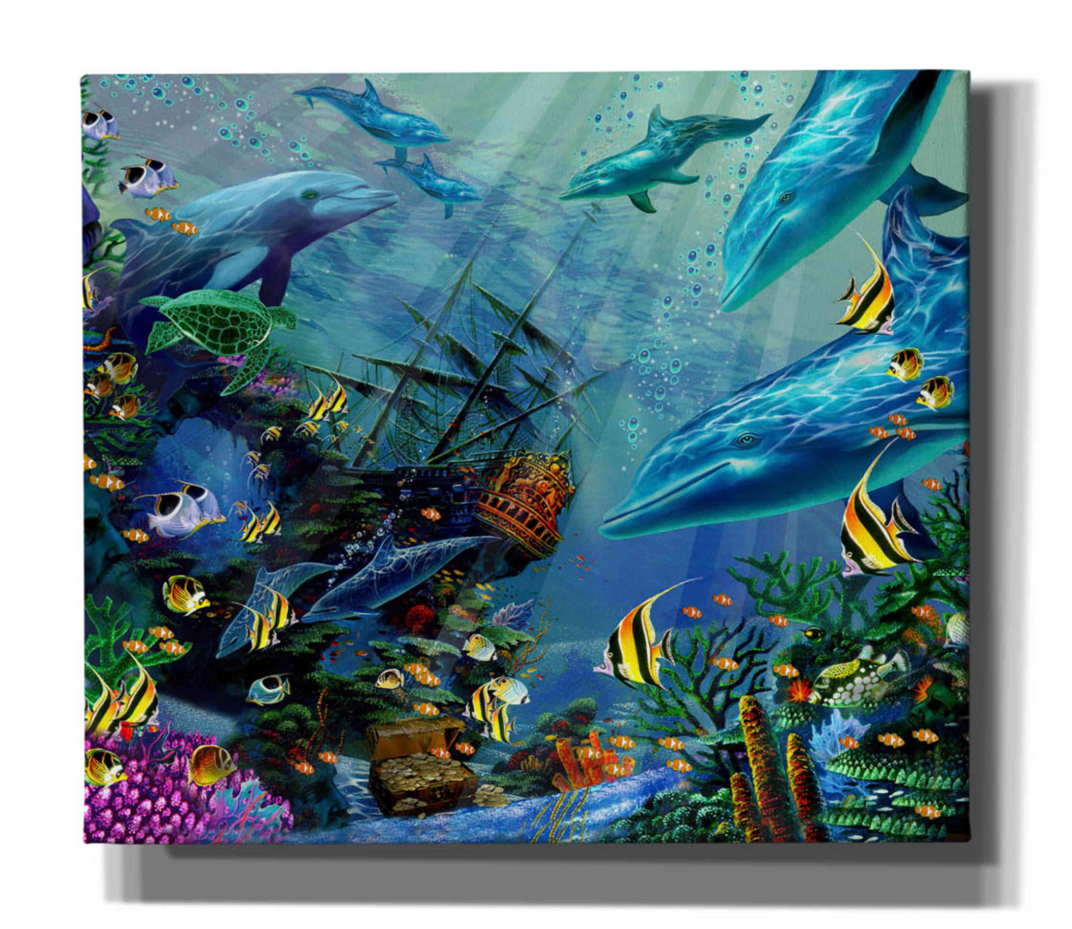 Epic Graffiti 'Final Return To Treasure Island' by Enright, Canvas Wall ...