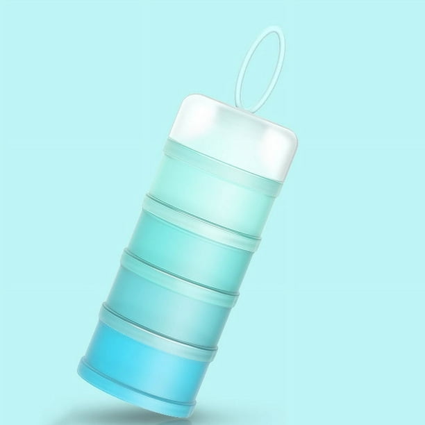 Blue Powdered Milk Dosing Box, with 4 Compartments and Spout - Walmart.ca