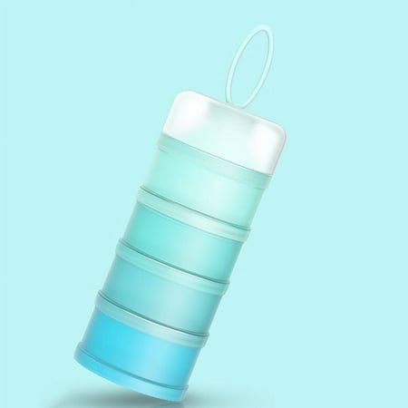 Blue Powdered Milk Dosing Box, with 4 Compartments and Spout - Walmart.ca