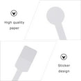 BESTYASH 200Pcs White Jewelry Price Tags Adhesive Labels for Ornament ...