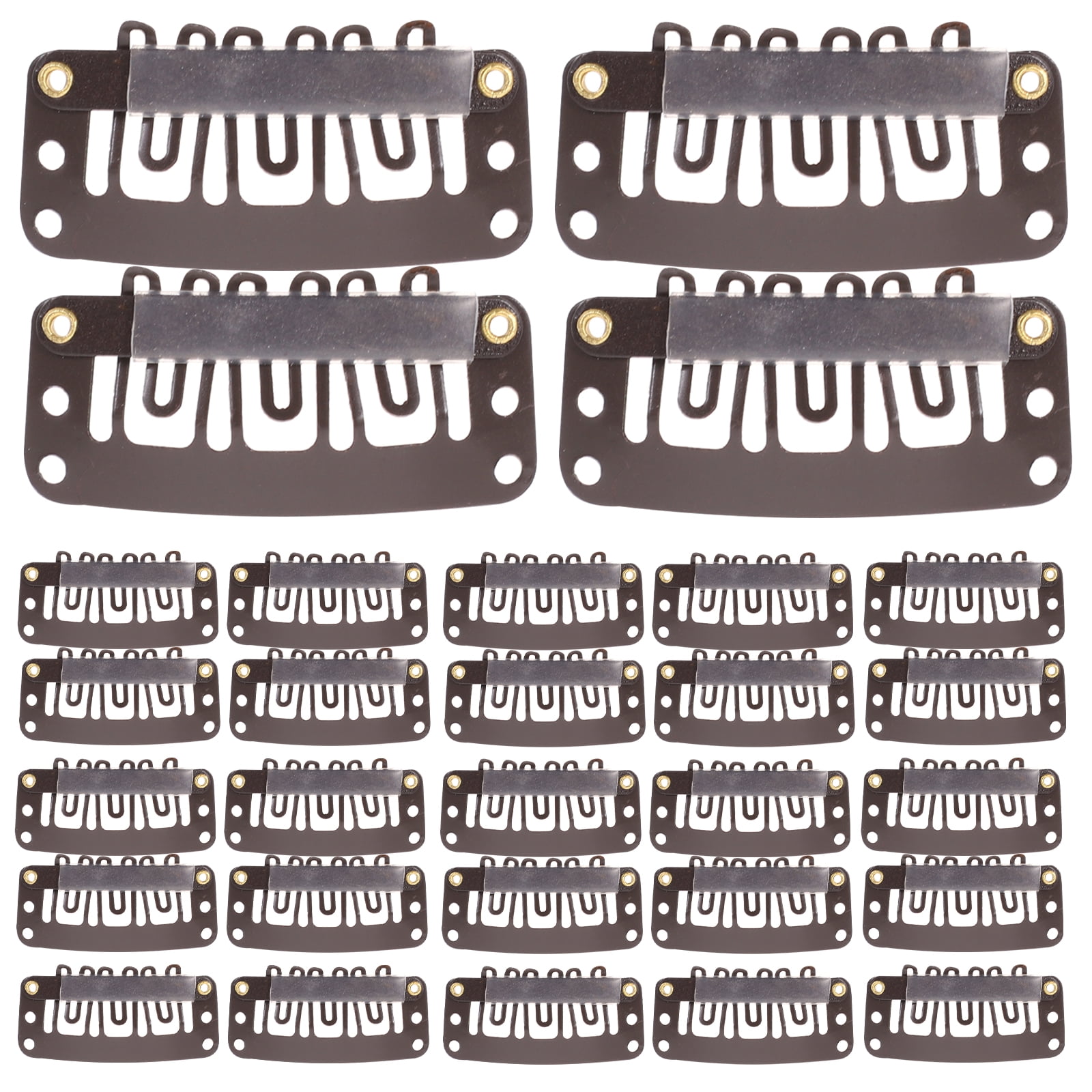 Click here for Ounona 60pcs Metal Wig Clips Wig Hair Extension Cl... prices