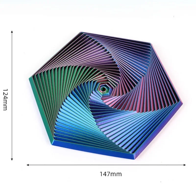 Click here for Unbranded Fractal Hexagon 3d Printed Fidget Toy Fo... prices