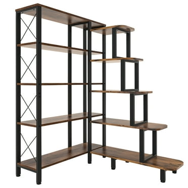 Weston Home Octavius Matte Black Finish Metal Round Bookcase - Walmart.com